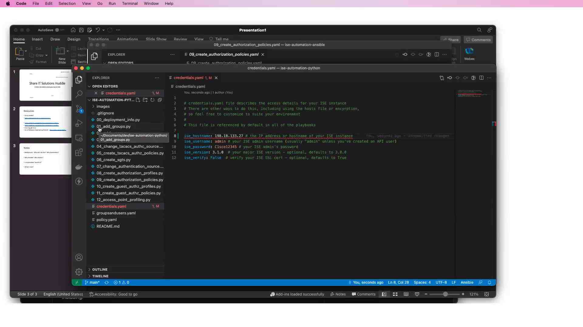 A Python And Ansible Scripting Journey With Cisco ISE Presented By 